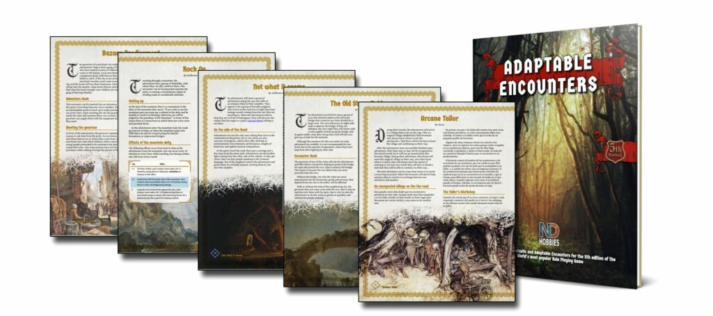 Adaptable Encounters for 5e - ND Hobbies | DriveThruRPG